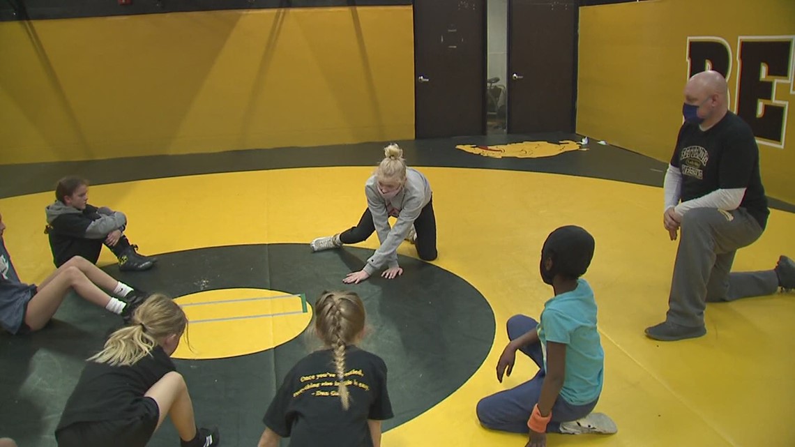 This girl wrestler is the first to make her school's varsity team ...