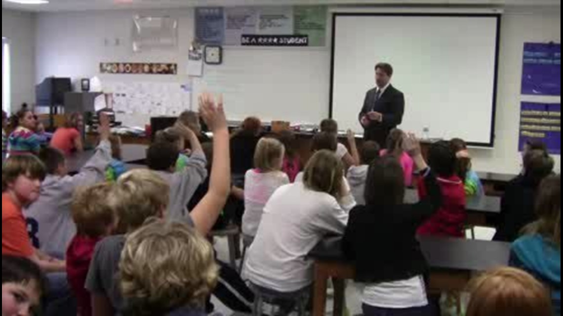 James Visits Cody Elementary | wqad.com