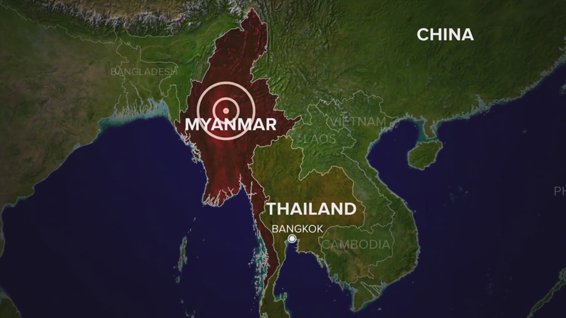 A 7.5-magnitude earthquake rocks Myanmar | wqad.com