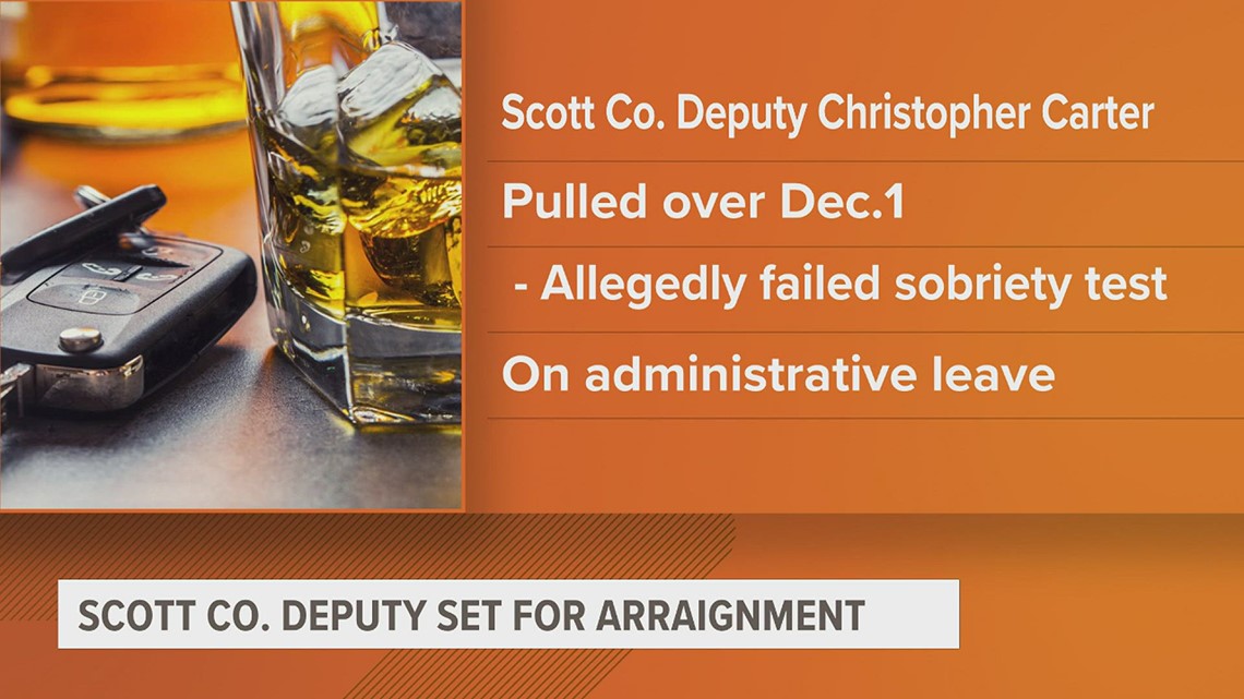 Scott County Deputy faces hearing over OWI failed test | wqad.com