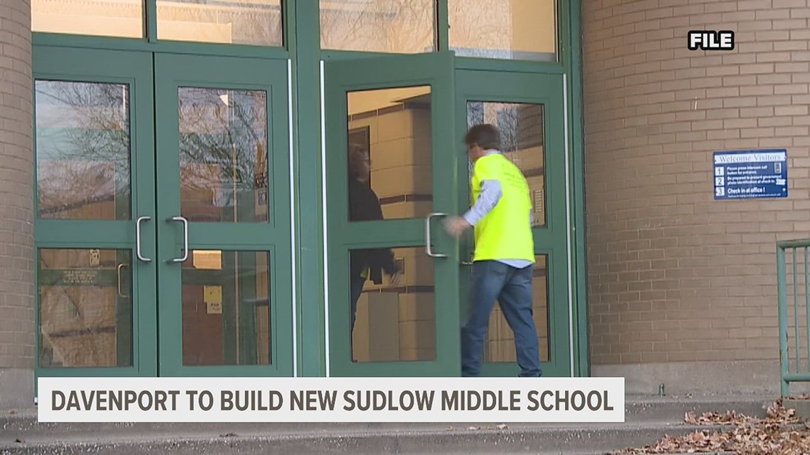 Former Sudlow Elementary building being rebuilt into Sudlow Middle ...