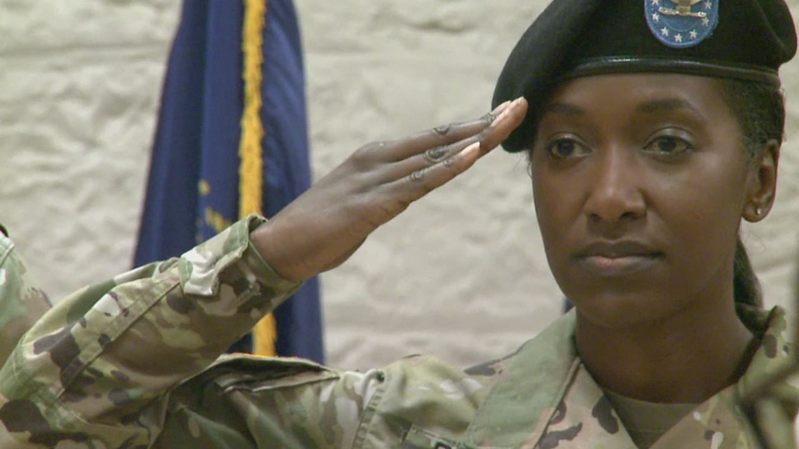 Historic change of command welcomes not only first woman, but first ...