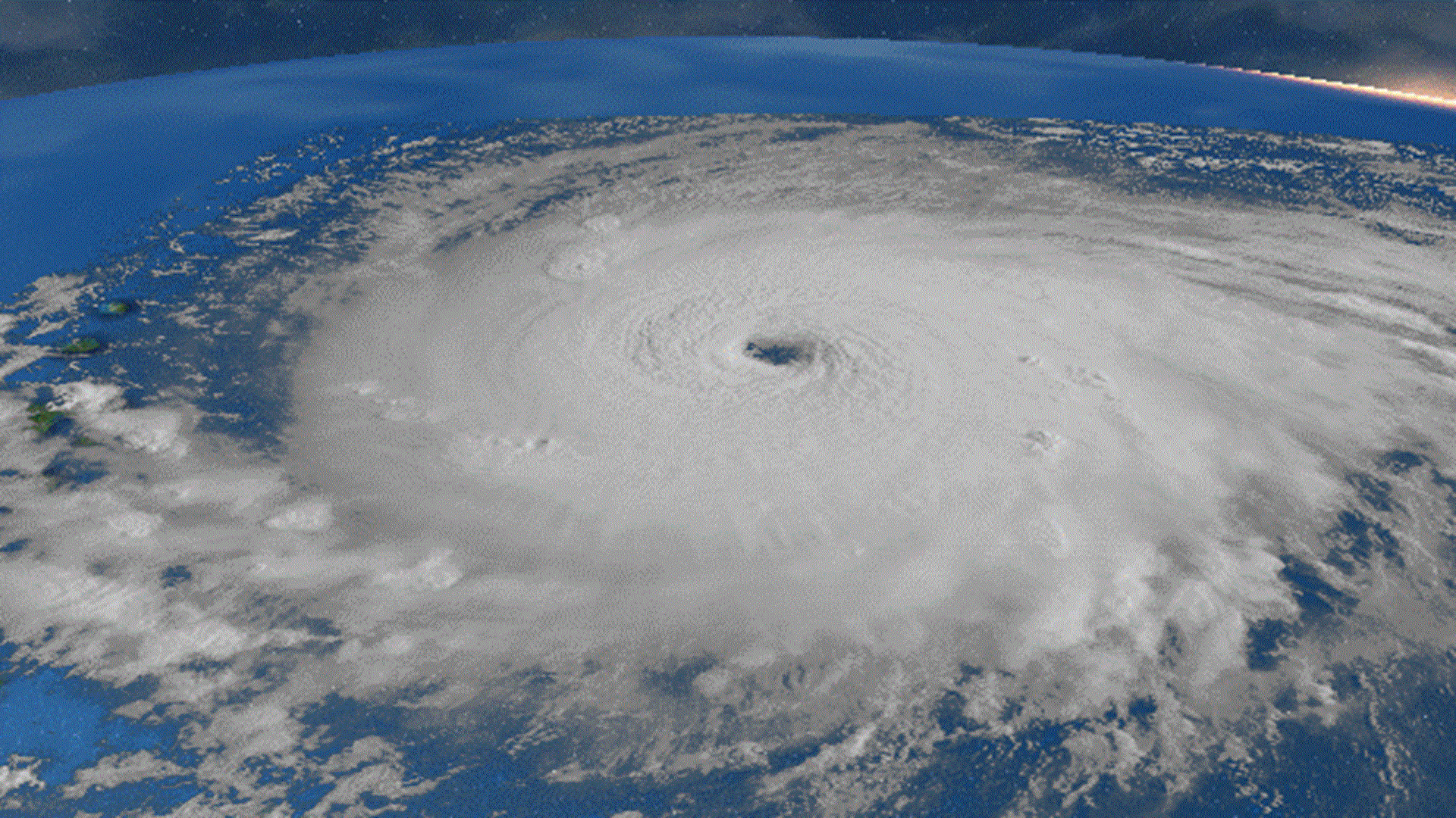 The amount of energy produced by a hurricane is almost unbelievable ...