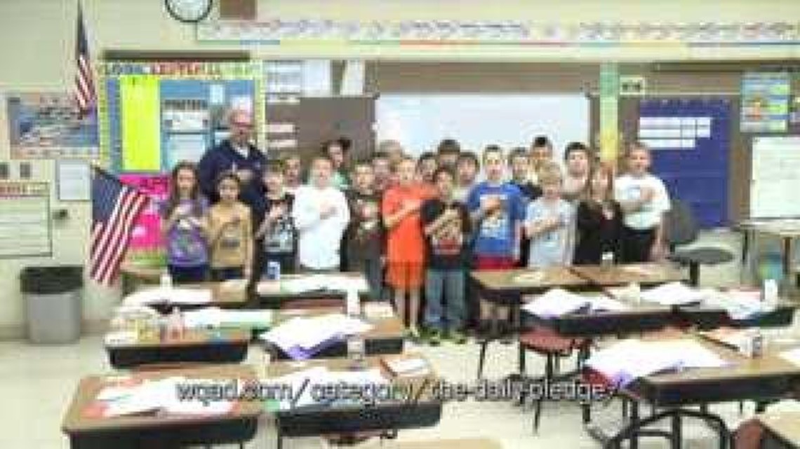 The Pledge from Mrs. Brodrick’s class at Apollo Elementary School ...