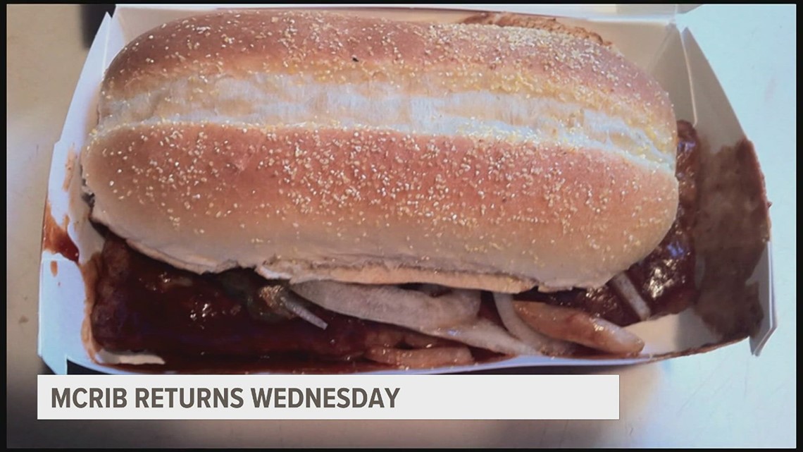 McRib is back starting November 15th | wqad.com