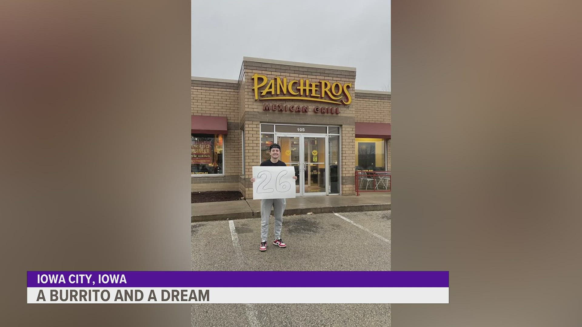 Iowa man wins free Pancheros burritos for a year | wqad.com