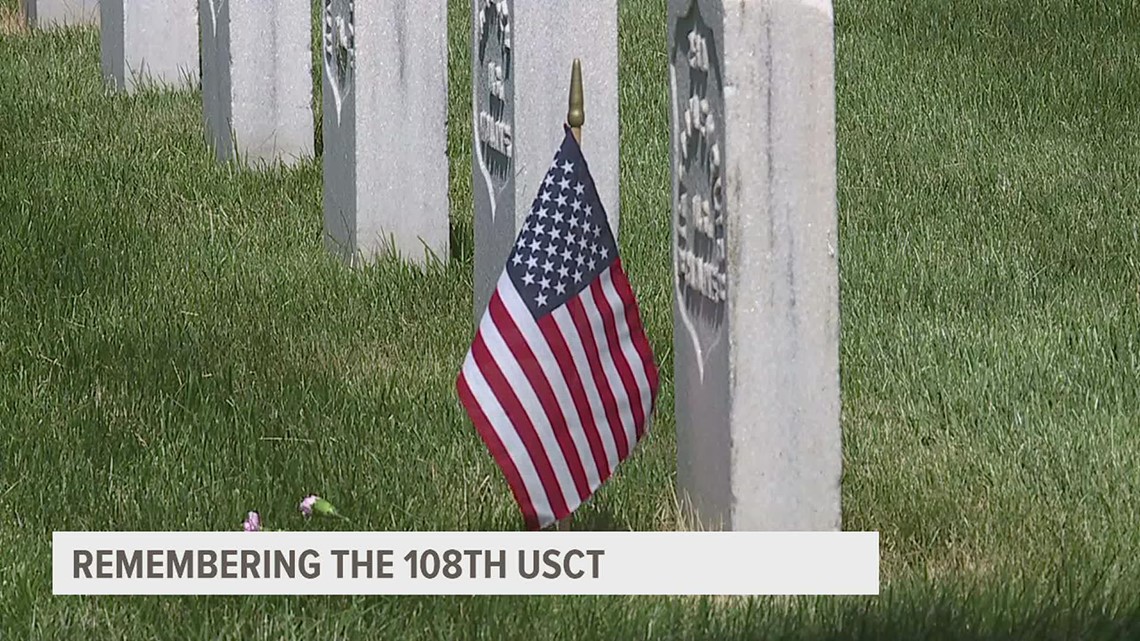 108th USCT soldiers honored at Rock Island National Cemetery | wqad.com