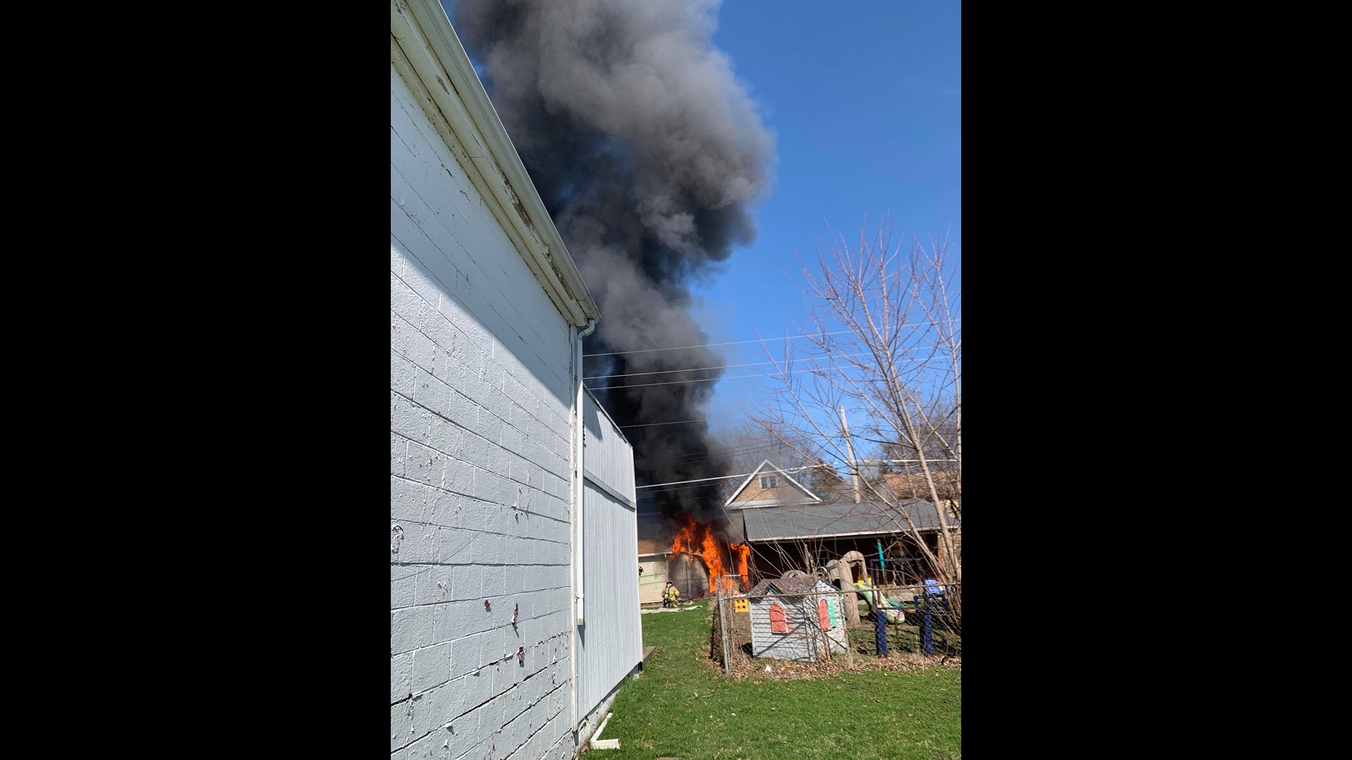 Burlington fire deemed intentional, damages 2 garages and a car | wqad.com
