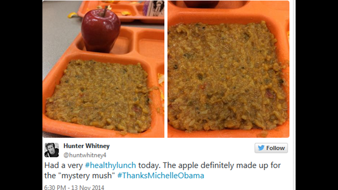 Michelle Obama School Lunch