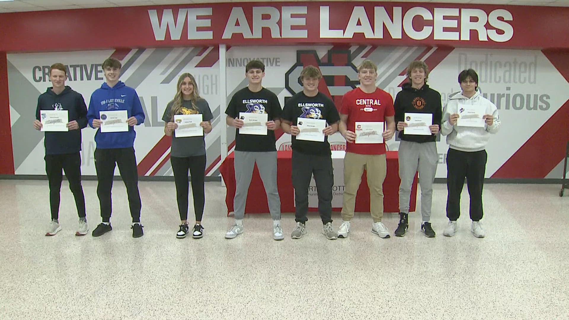 North Scott holds signing day for future college athletes | wqad.com