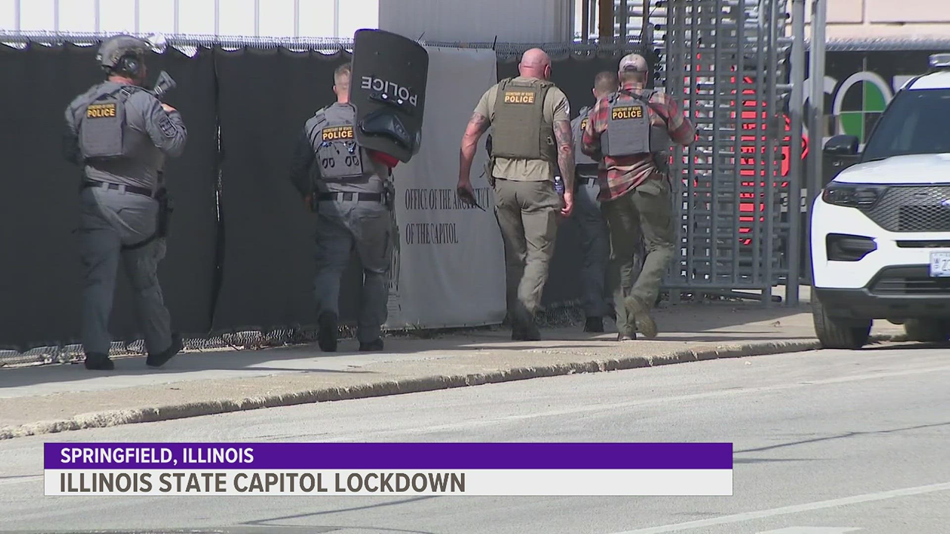 Illinois State Capitol lockdown lifted after threat, police say | wqad.com