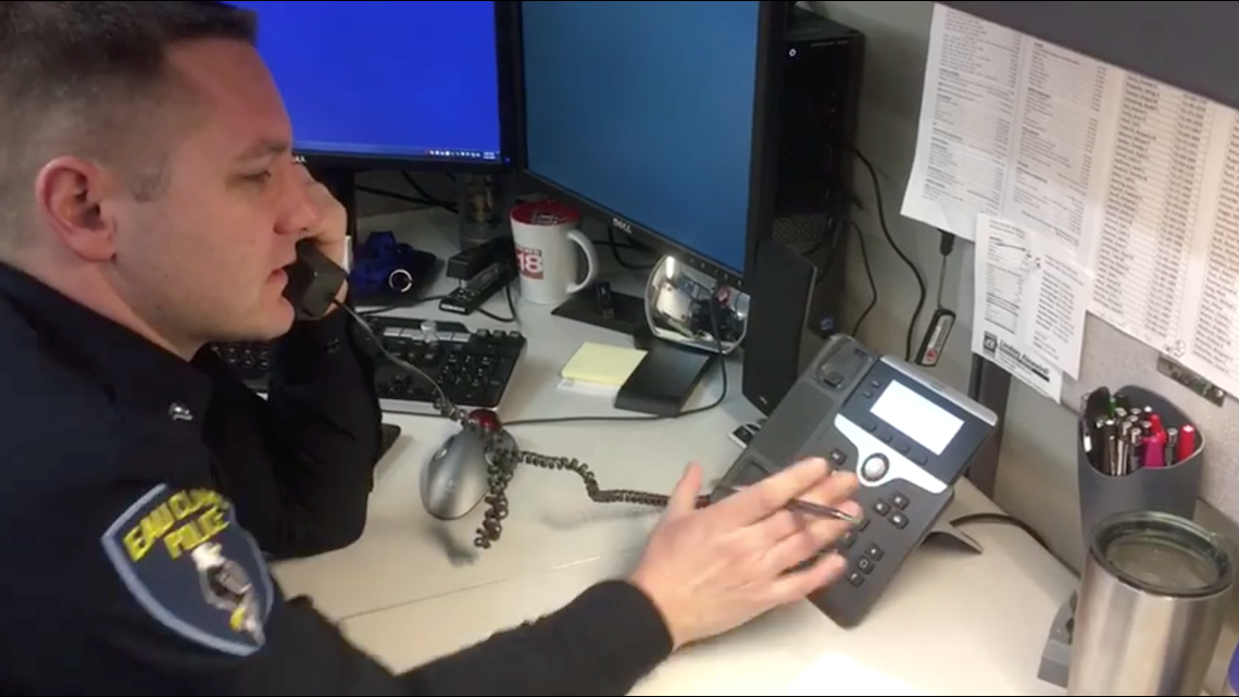Police officer calls back IRS scammer in viral Facebook video | wqad.com