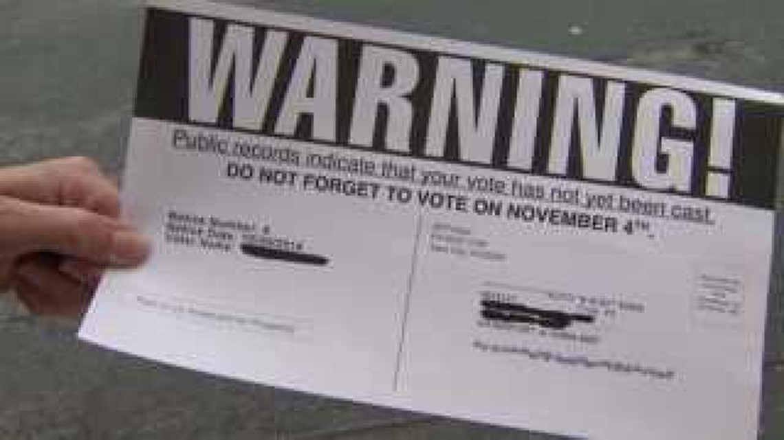 National organization uses scare tactics to shame people into voting ...
