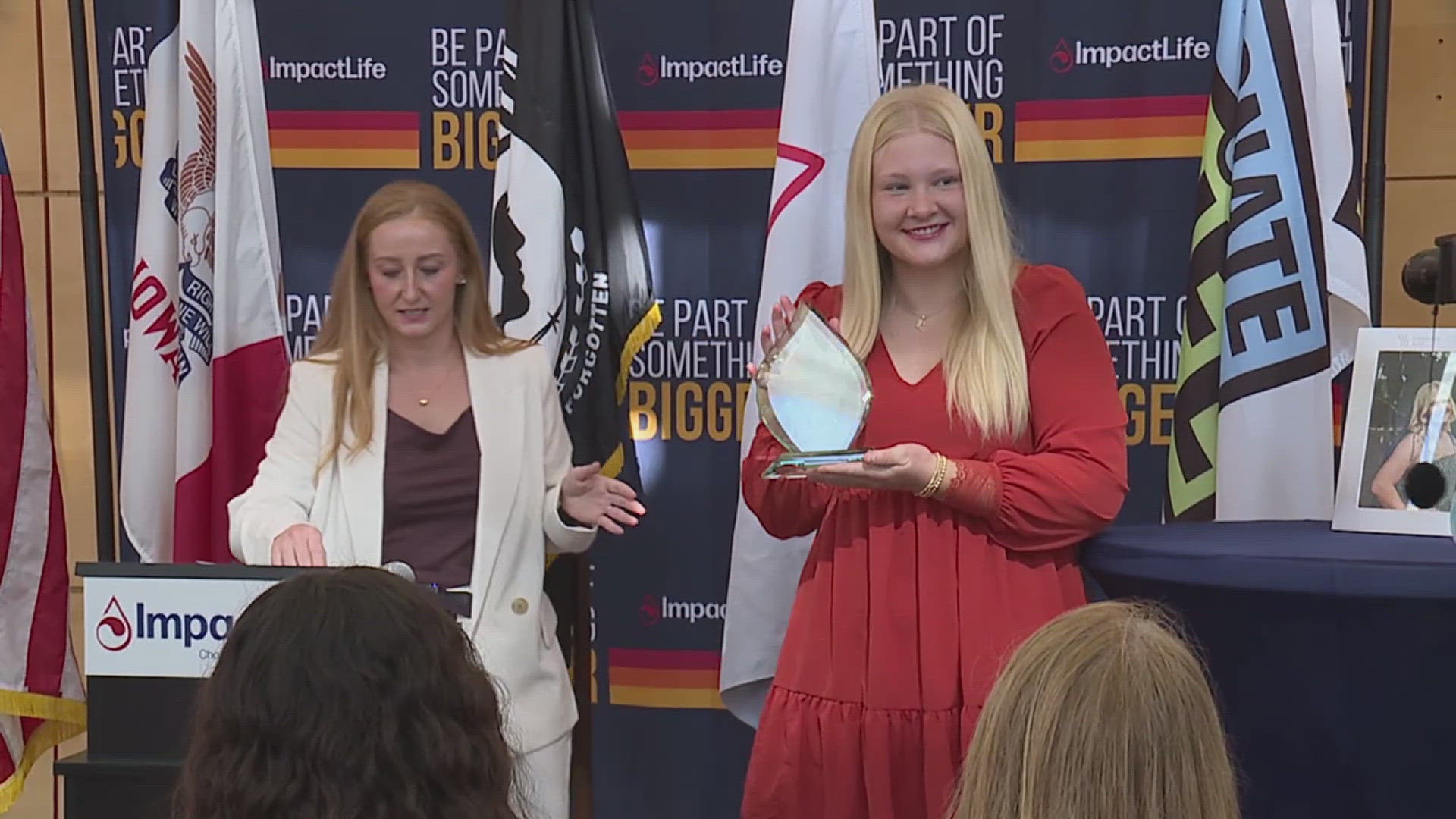 Saint Ambrose freshman is youngest person to be inducted into national Blood Donation Hall of ...