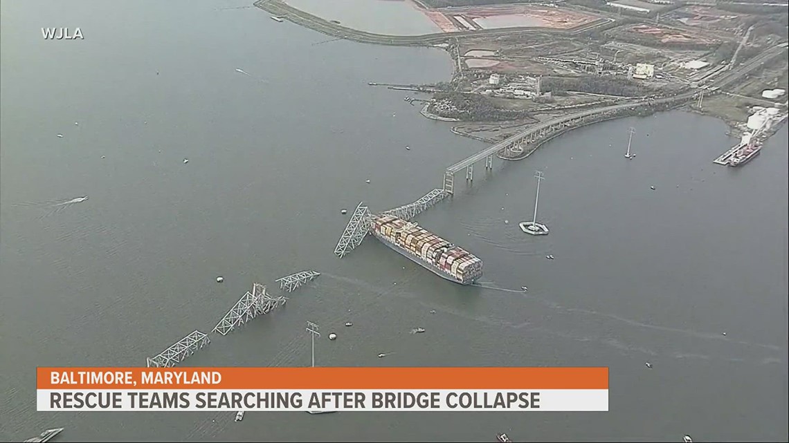 Baltimore Bridge Collapse: Rescue teams searching for survivors | wqad.com
