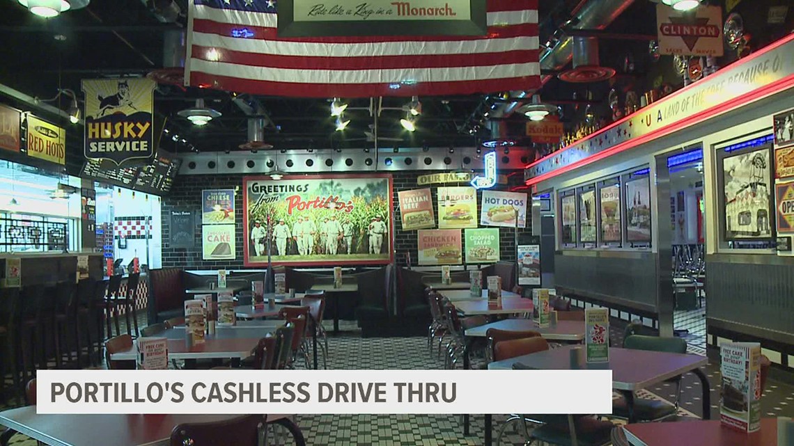 Portillo's drive-thru going cashless Jan. 16 | wqad.com