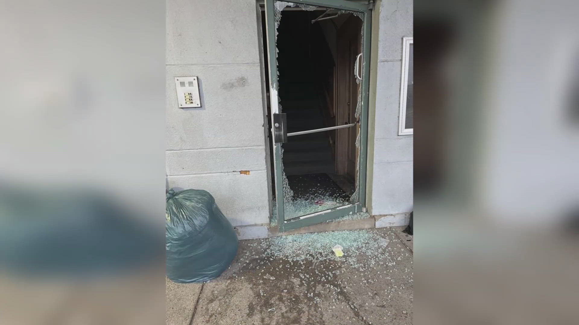 Door vandalized at King's Harvest Ministries | wqad.com