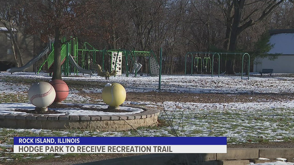 Hodge Park in Rock Island receiving funds for new walking trail | wqad.com