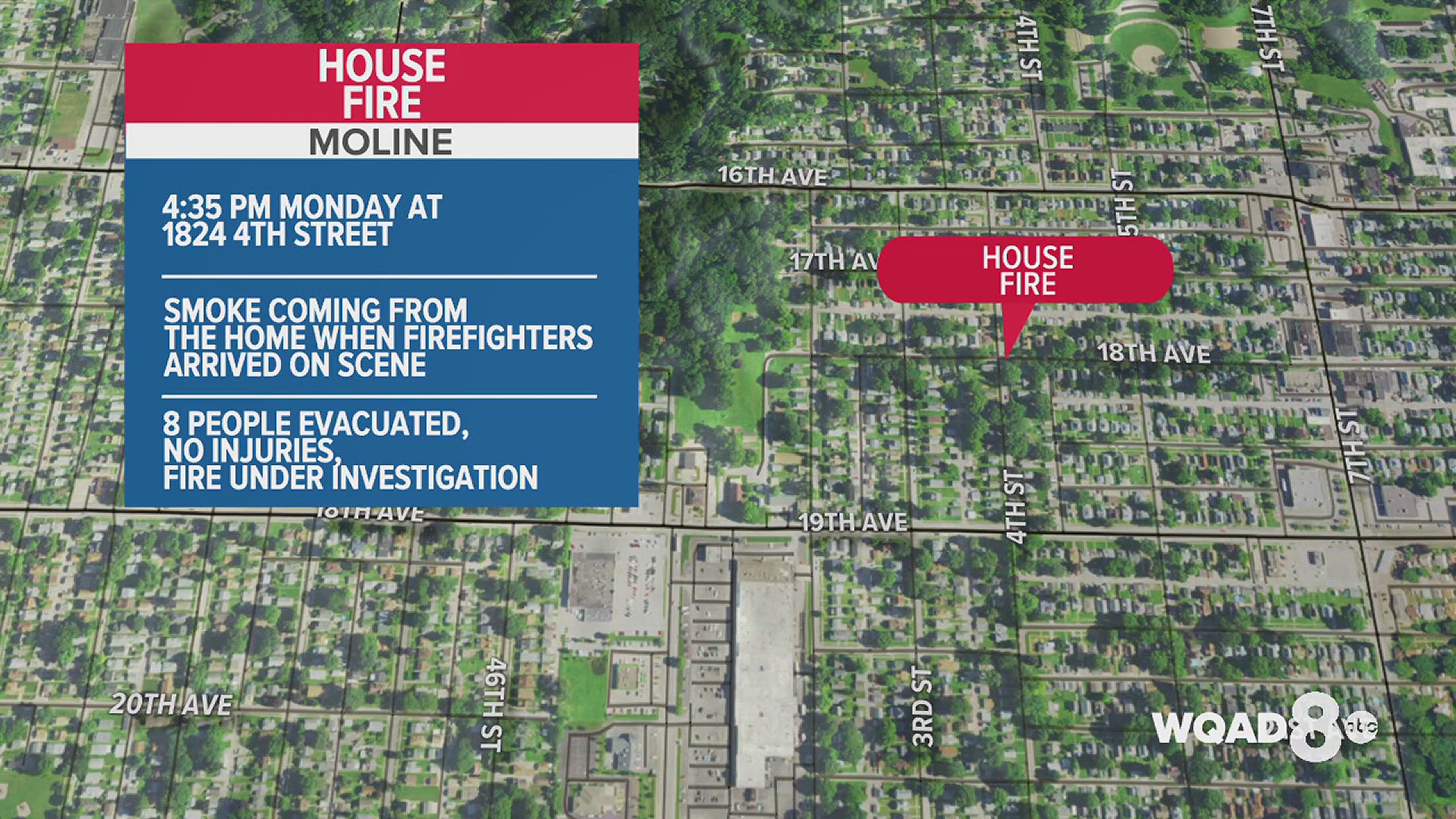 Family displaced following Moline house fire | wqad.com