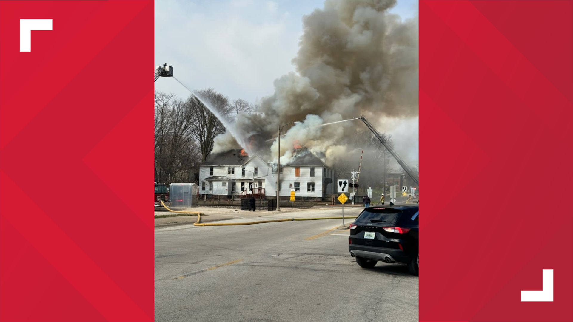 Large fire in Galesburg Thursday afternoon | wqad.com