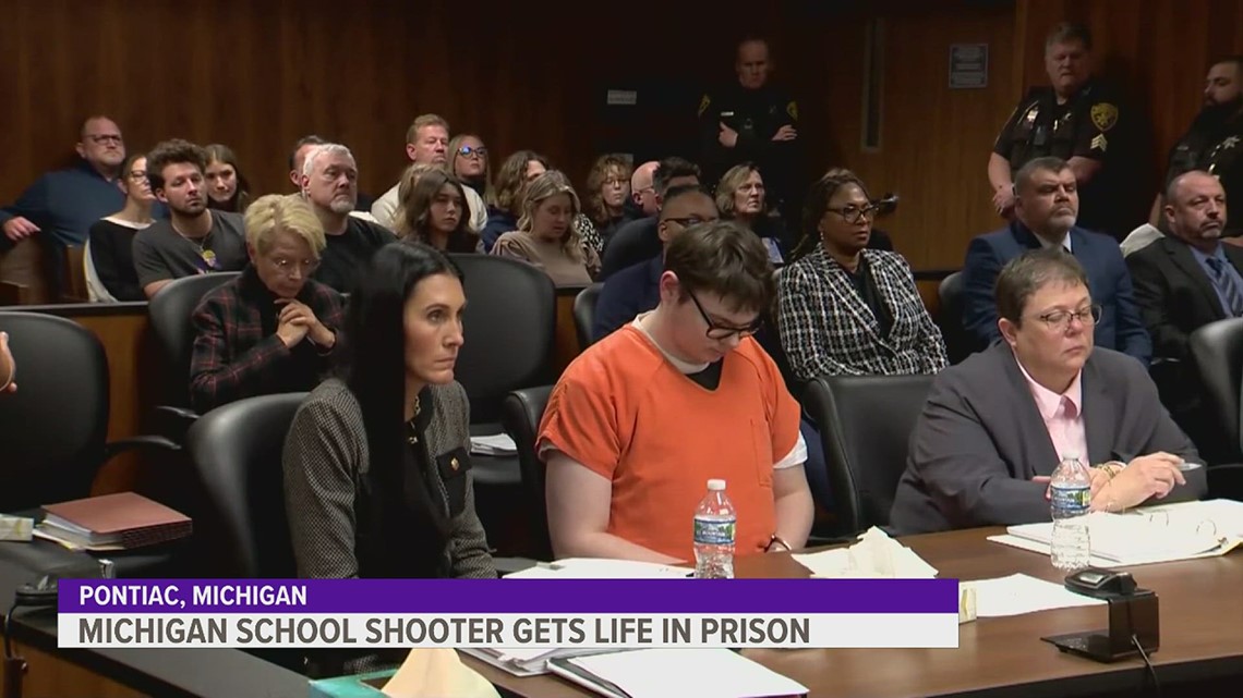 2021 Oxford High School shooter sentenced to life in prison | wqad.com