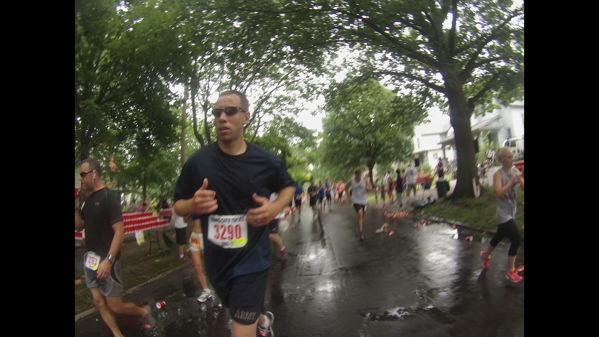 Photos: On the Bix 7 route running with 18,000 people | wqad.com