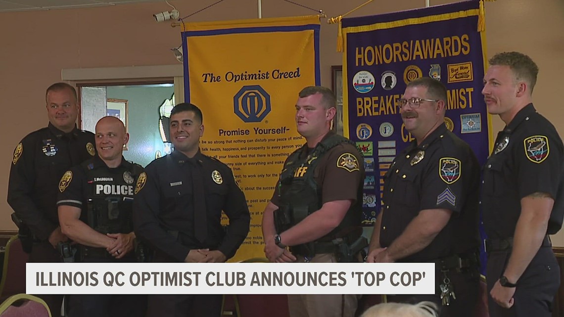 8-Year Veteran Wins Breakfast Optimist Clubs "Top Cop" Award | wqad.com