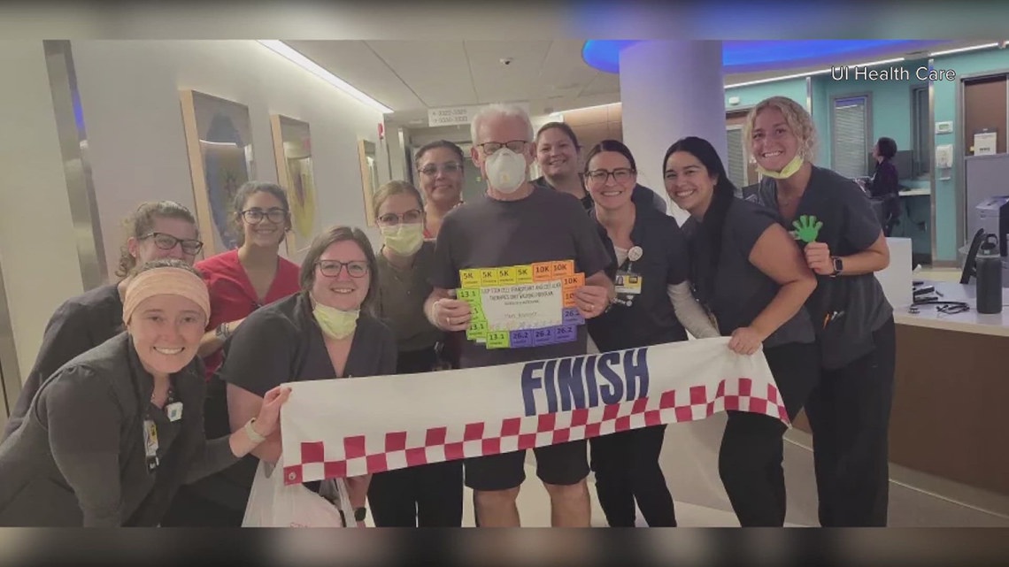 Cancer patient walks hundreds of miles with help of Iowa nurses | wqad.com