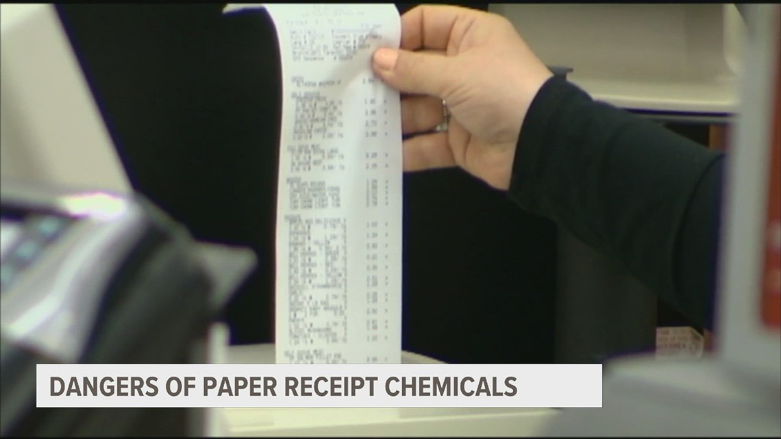 Chemicals in receipt paper poses risks to consumers and the environment ...