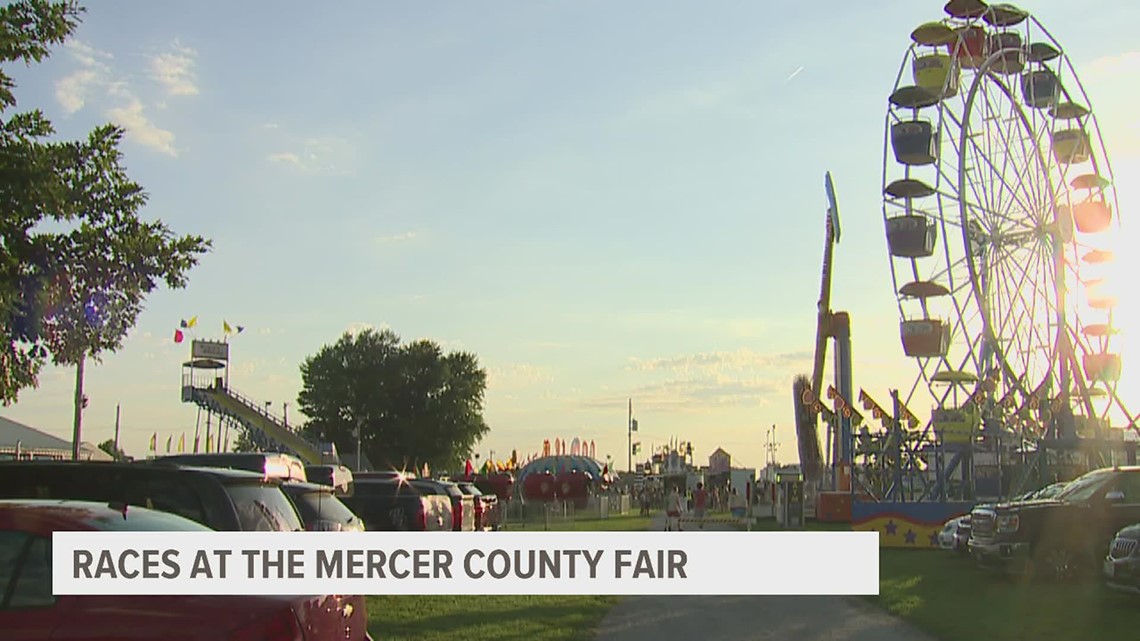 Mercer County fairgoers enjoy summer fair activities, races | wqad.com