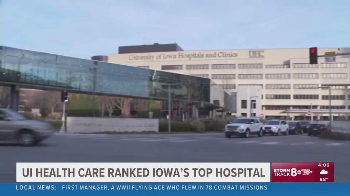 Report: University of Iowa Healthcare ranked Iowa's No. 1 hospital ...