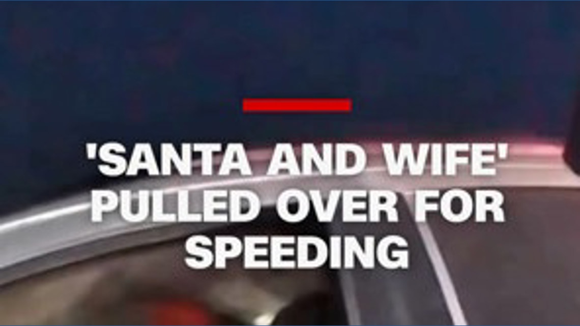 Santa and Mrs. Claus get pulled over | wqad.com