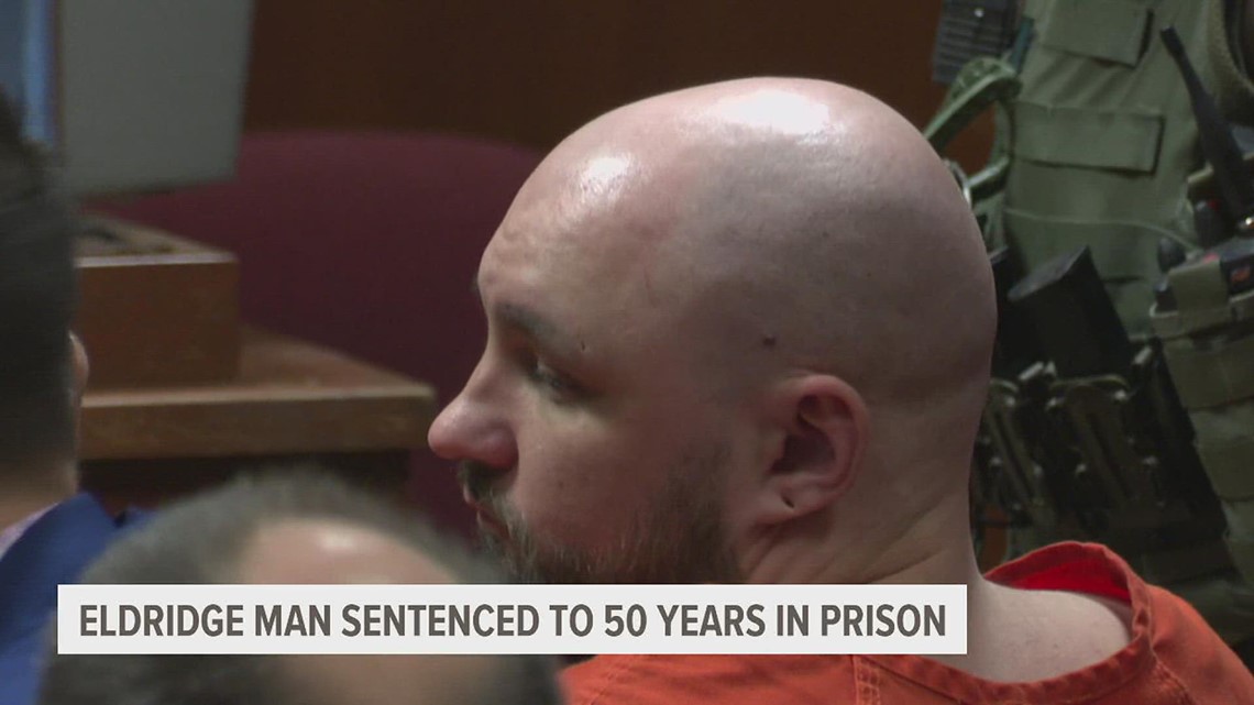 Eldridge man sentenced 50 years for 2nd-degree 2021 murder of wife | wqad.com