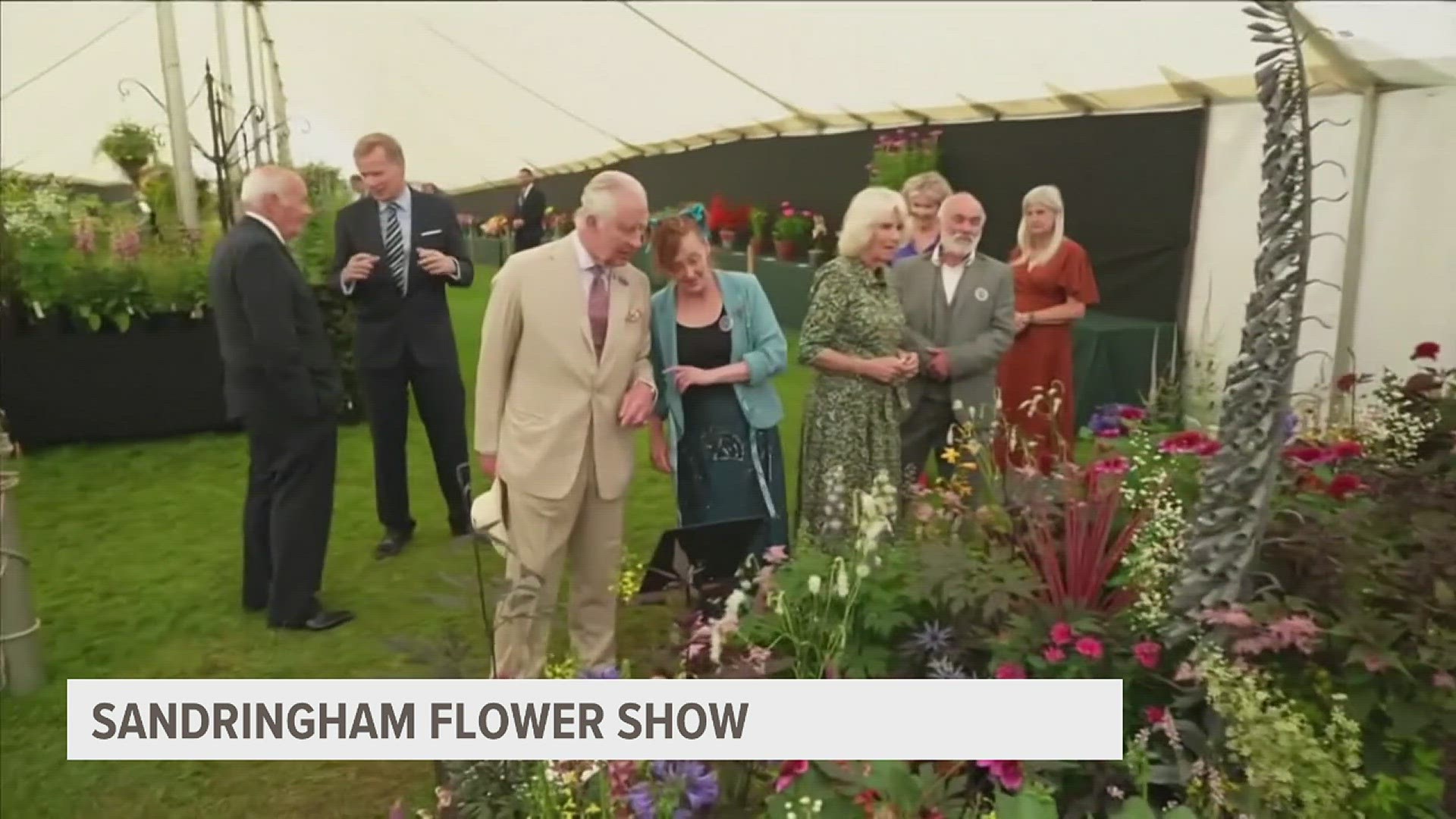 King Charles and Queen Camilla visit Sandringham Flower Show | wqad.com