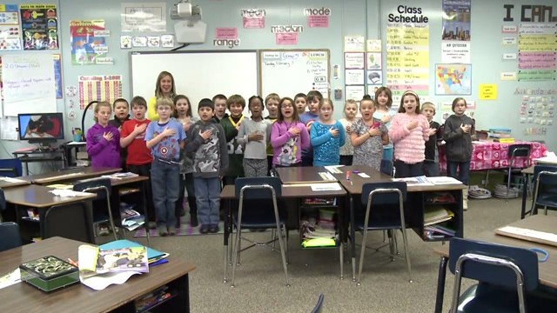 The Pledge from Mrs. Colwell’s class at Gale Elementary | wqad.com