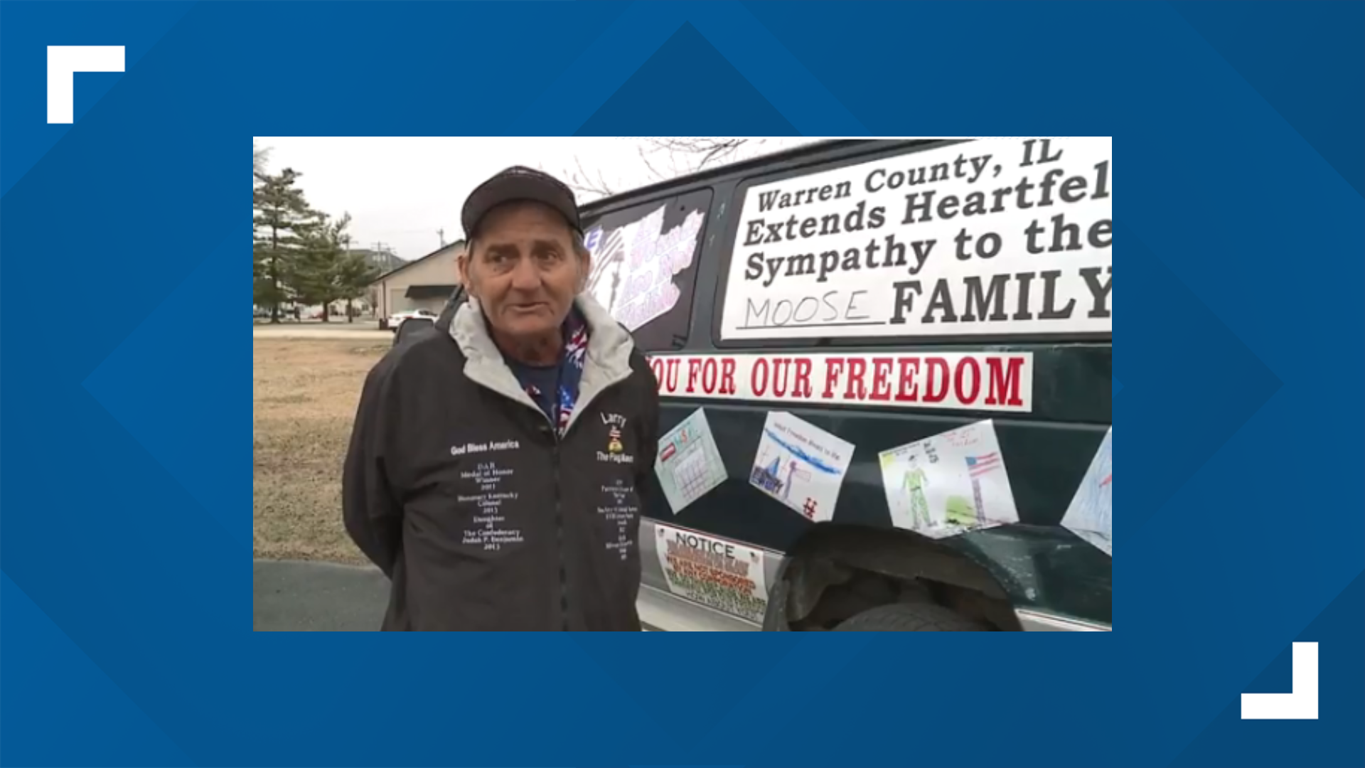Remembering Larry 'The Flag Man' Eckhardt | wqad.com