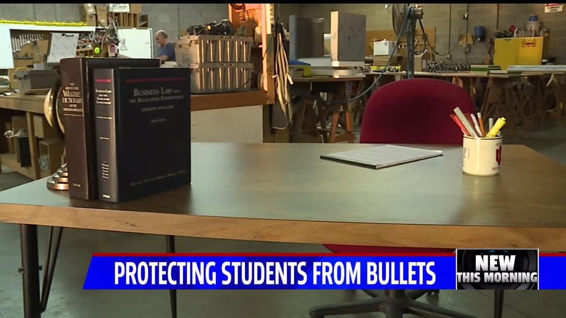 Indianapolis company looks to make classrooms safer with bullet ...