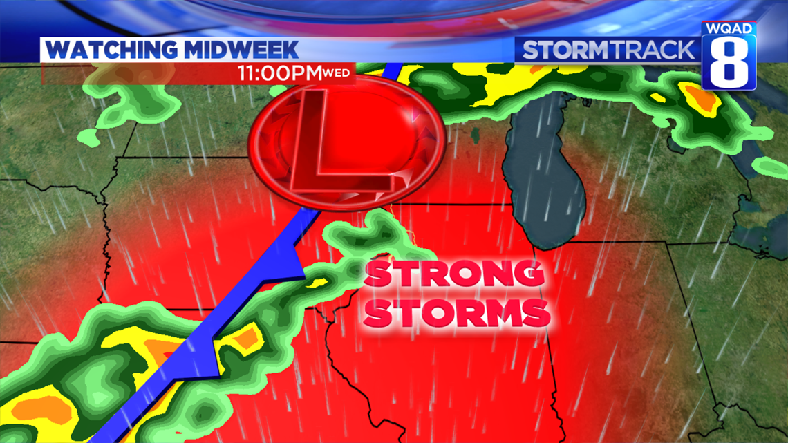 Warmer temperatures to create an active weather pattern this week ...