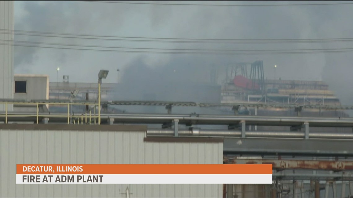 ADM Decatur plant clearing up debris after plant fire | wqad.com