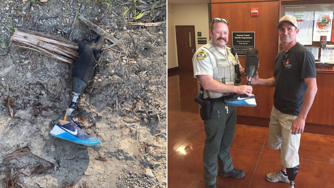 Man loses $15,000 prosthetic leg while skydiving, deputies return it ...