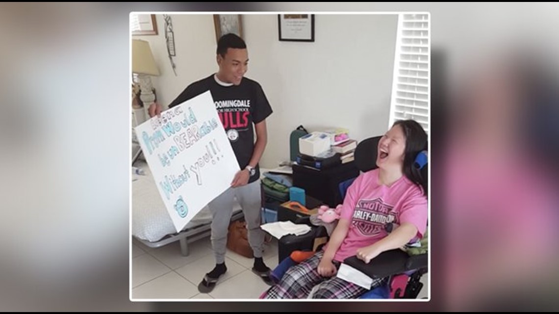 Attack survivor finally gets to attend prom after sweet ‘prom-posal ...