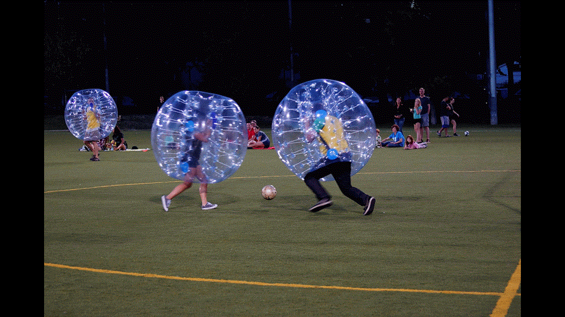 Human Soccer Ball hits the Quad Cities | wqad.com