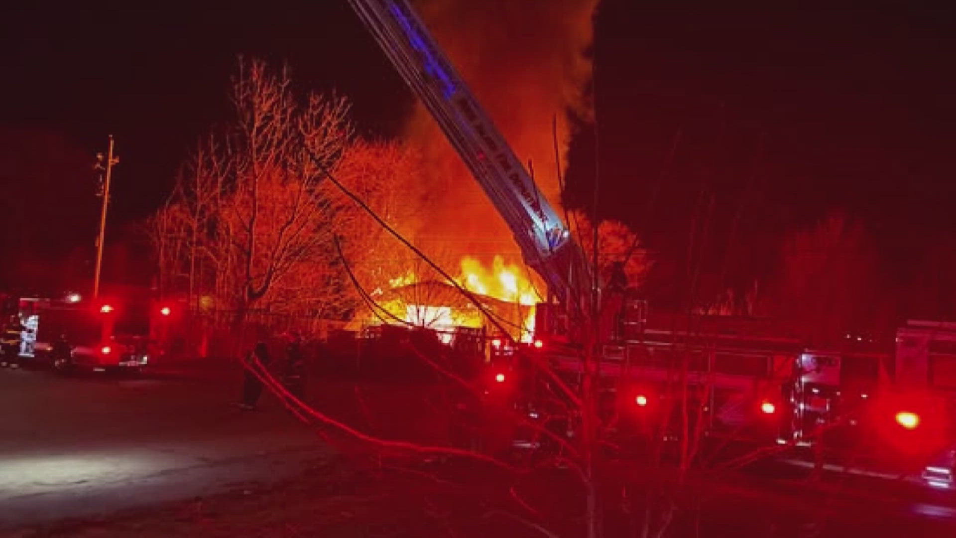 Crews fought heavy fire at wood pallet facility | wqad.com