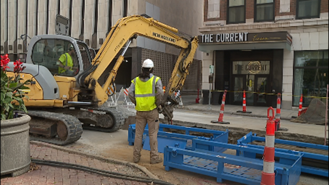 "Pipe Bursting" technique used to replace sewer line in Davenport ...