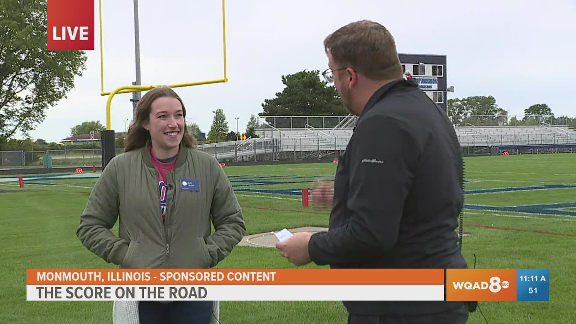 The Score on the Road: Andrew Stutzke Visits Monmouth Roseville HS with ...