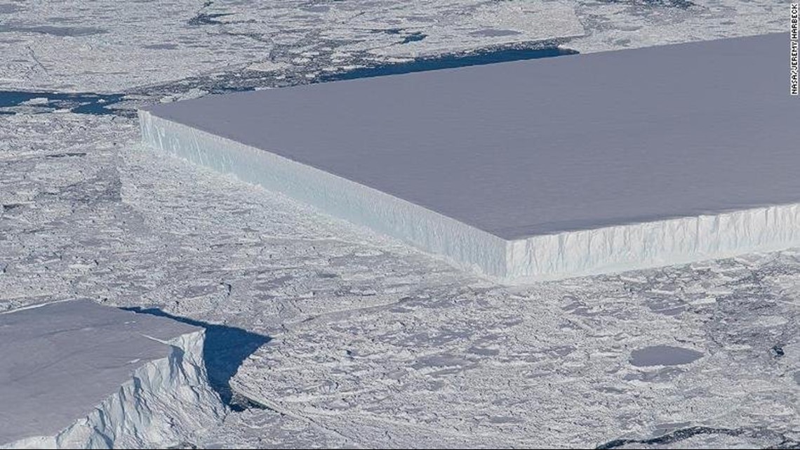 That rectangular iceberg spotted by NASA is real | wqad.com
