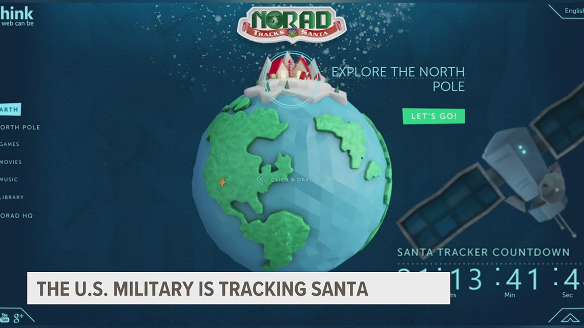 US military preparing to track Santa as he 'delivers' gifts to kids ...