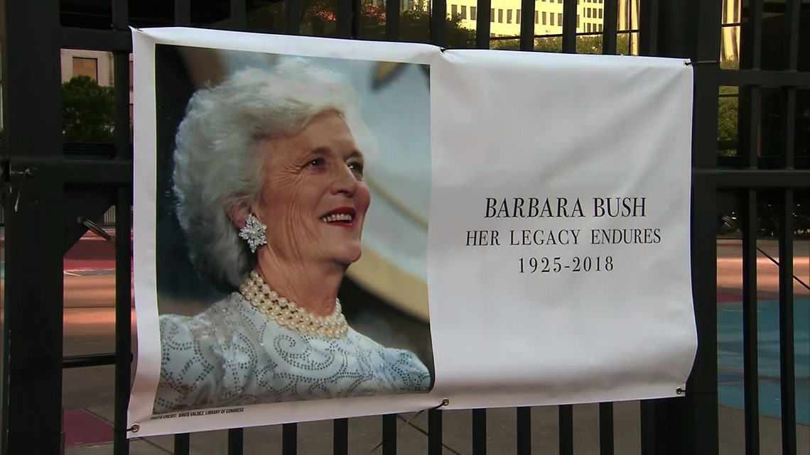 Barbara Bush’s Funeral Draws More Than 1,000 Mourners to Honor Her Life ...