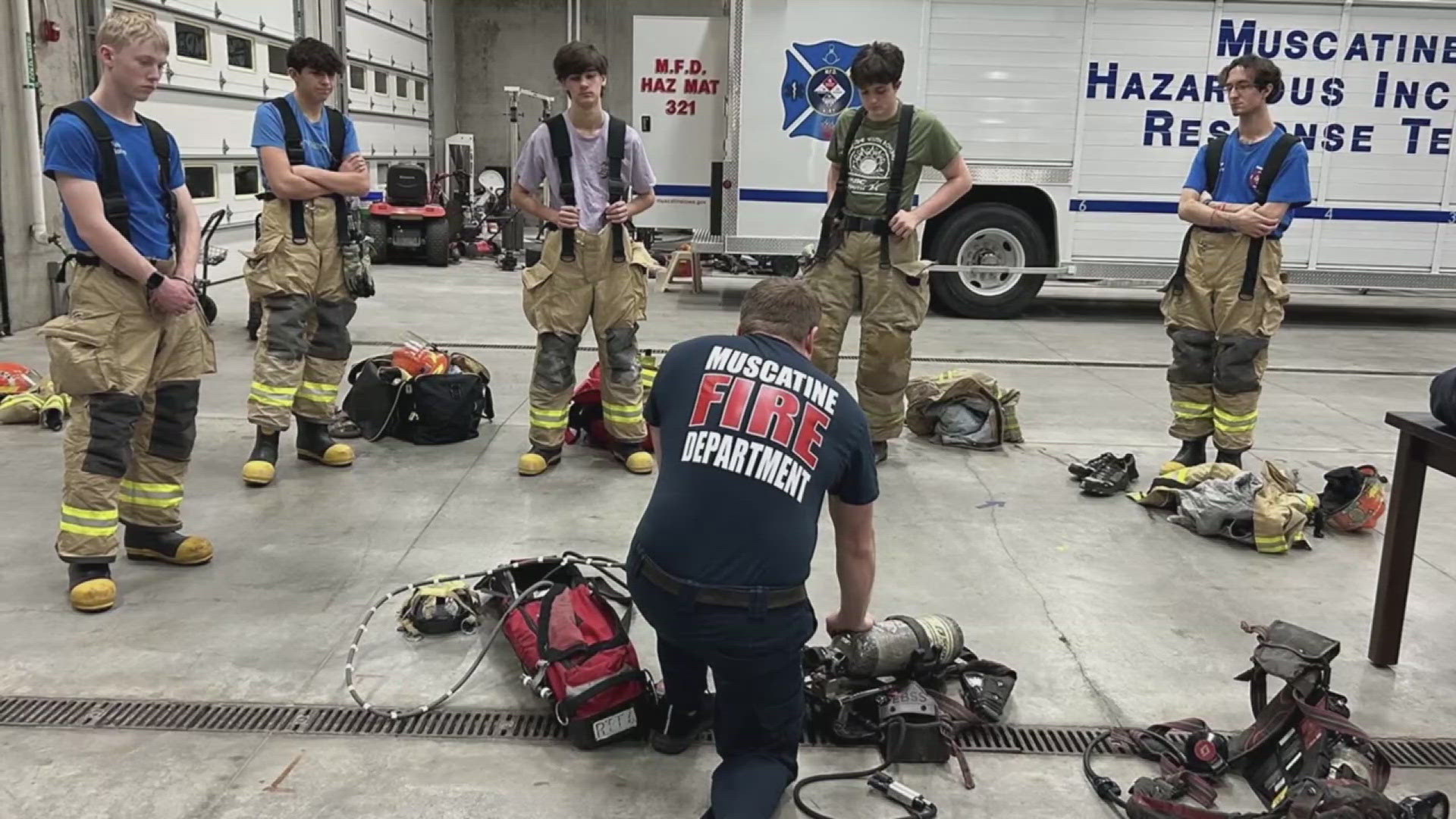 Muscatine fire department trains future responders through Explorers ...