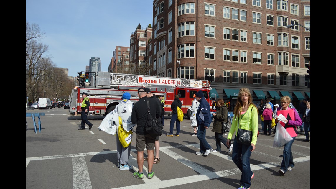 Photos: Explosions near finish line of Boston Marathon | wqad.com